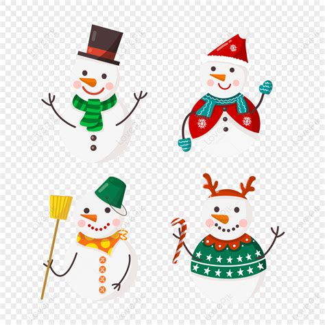 손으로 그린 크리스마스 귀여운 눈사람 눈사람 일러스트 눈 일러스트 행복한 눈사람 일러스트 Png 일러스트 무료 다운로드 Lovepik