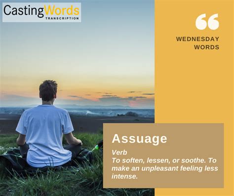 Wednesday Words Assuage · Castingwords Blog