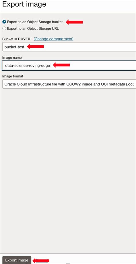 Oracle Roving Edge Infrastructure 및 Oracle Compute Cloudcustomer에서 Oracle Marketplace 이미지 사용
