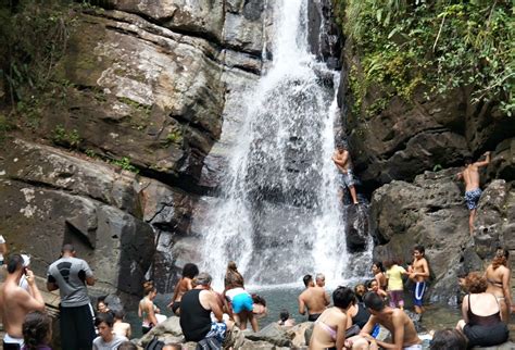 Hiking La Mina Falls Trail And Waterfall El Yunque Rainforest Puerto