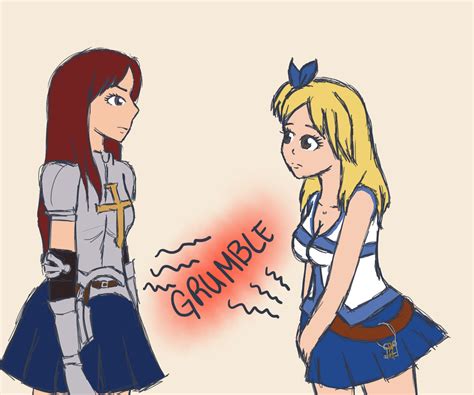 Erza Vs Lucy Pt1 By Torynd On Deviantart