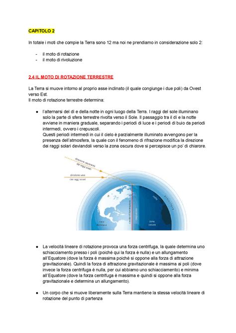 Riassunto Del Manuale Il Globo Terrestre E La Sua Evoluzione