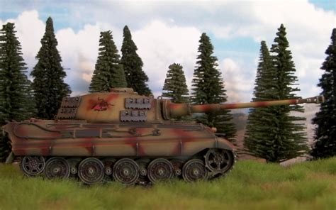 Panzer Sloped Armor King Tiger Henschel Turret SPz Abt 505