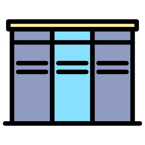 Locker Room Generic Color Lineal Color Icon