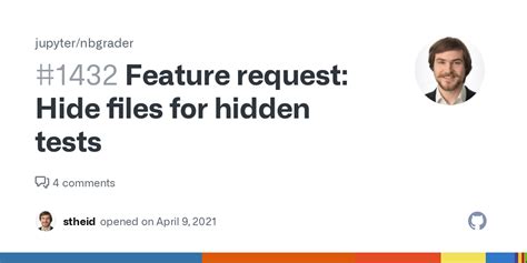feature request hide files for hidden tests · issue 1432 · jupyter