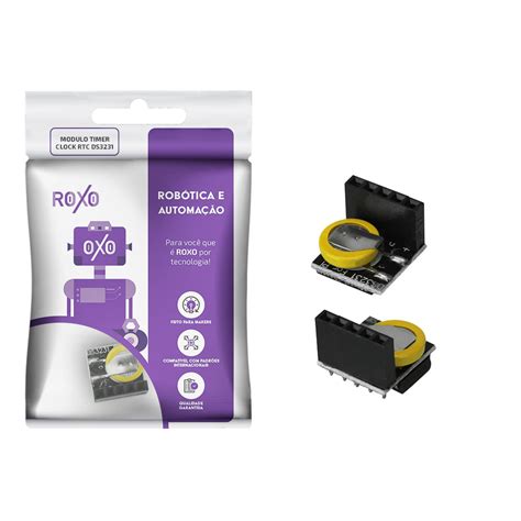 Módulo Real Time Clock Rtc Ds3231 Roxo Mixtou