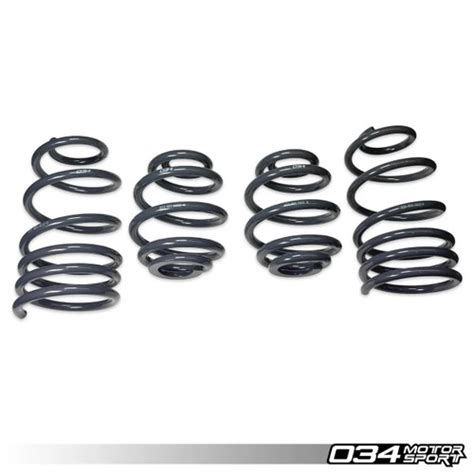 034 Motorsport Dynamic Lowering Springs For Mk4 Volkswagen R32 Wct