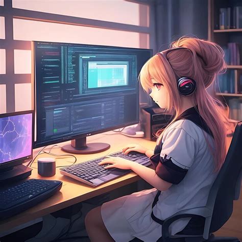 Premium Photo Girl Sitting On The Floor Working With Notebook Compute