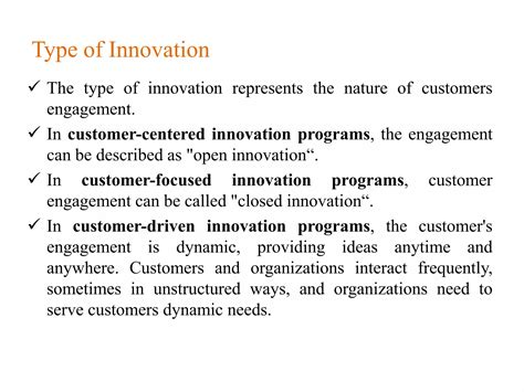 Customer Driven Innovation Ppt