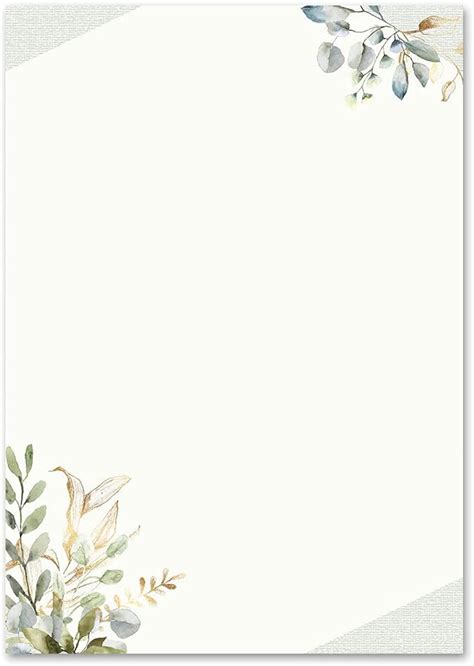 50 Blatt Briefpapier A4 Liebe Mit Herzen Rot Motivpapier Edles