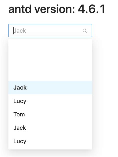 Select Sometimes Render Blank Options After Version 460 · Issue 26468 · Ant Designant Design
