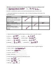 CHM Chemistry And Measurement Assignment Dcg U Pdf CHM Introductory Chemistry Focus