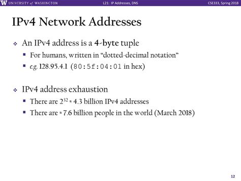 Ip Addresses Dns Cse 333 Spring Ppt Download