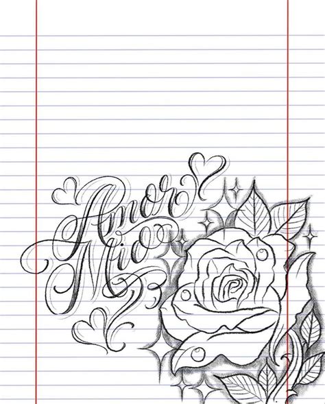 Graffiti Style Art With Roses
