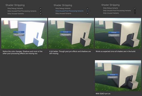 Turn URP SSAO On And Off At Runtime Unity Engine Unity Discussions