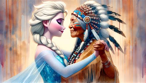 Elsa And Native American Woman Slow Dancing 3 By Scottish84 On Deviantart