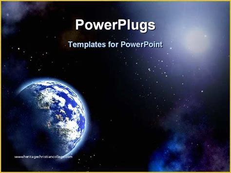Free Outer Space Powerpoint Template Of Free Outer Space Powerpoint Template Freetmpl
