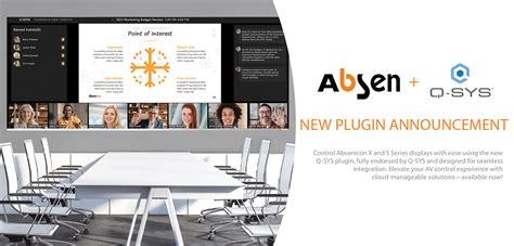 Absen Releases New Technology Plugin Integration For Q Sys