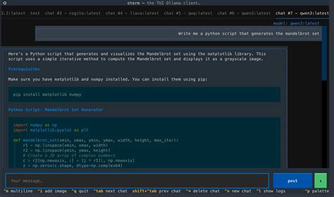 Github Ggozadoterm The Terminal Client For Ollama