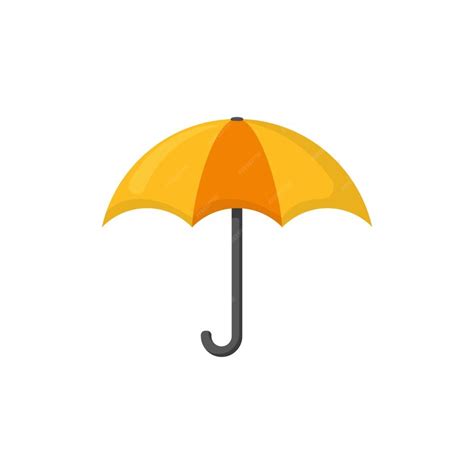 Premium Vector Umbrella In Flat Style On A White Background