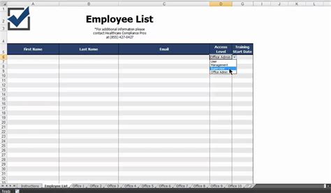 Formal Contact List Template For Employee Vrogue Co
