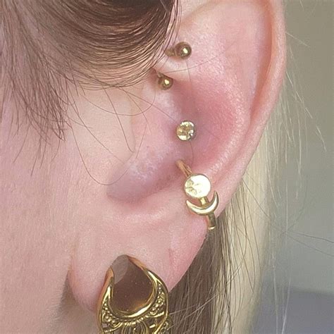 Double Hoop Nose Ring Gold Nose Ring Hoop Sterling Silver Nose Rings