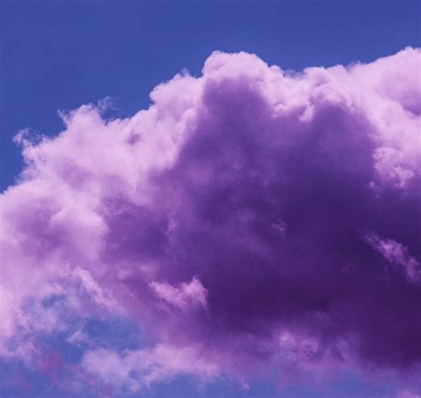 Aesthetic Purple Cloud Motif Masa Kini