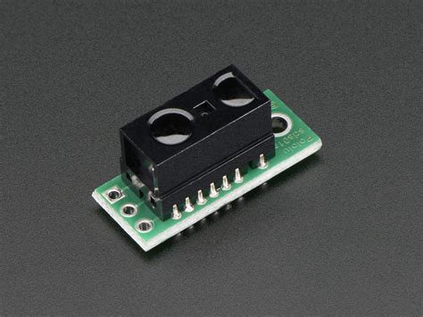 sharp gp2y0d810z0f digital distance sensor with pololu carrier