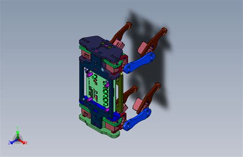四足仿生esp32机器狗智能编程机器人step 模型图纸下载 懒石网