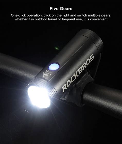 Rockbros Aluminum Bicycle LED Front Light R1 400 R1 800 Waterproof Minimotors SG