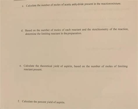 Solved Following The Procedure Described In This Experiment Chegg