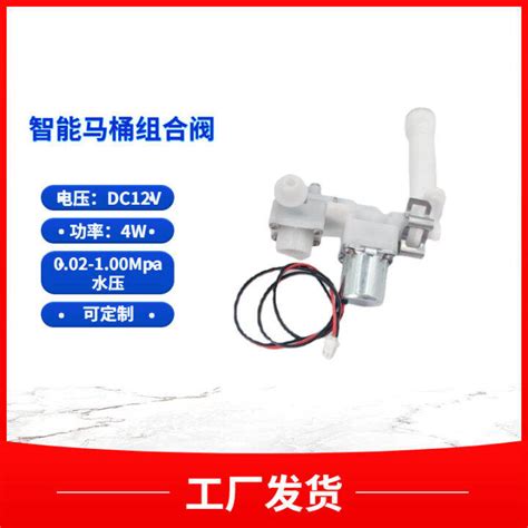 Smart Toilet Cover Combination Valve Performance Stable Solenoid Valve