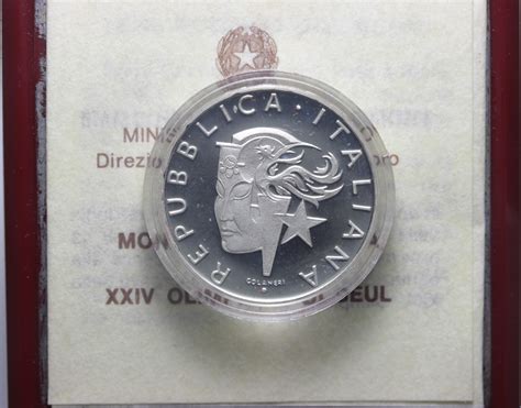 MONETE REPUBBLICA ITALIANA REPUBBLICA ITALIANA 500 LIRE 1988 OLIMPIADI