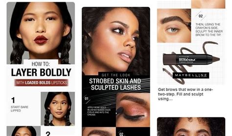 Anuncios y estrategia de marketing de Maybelline una de las marcas de cosméticos más