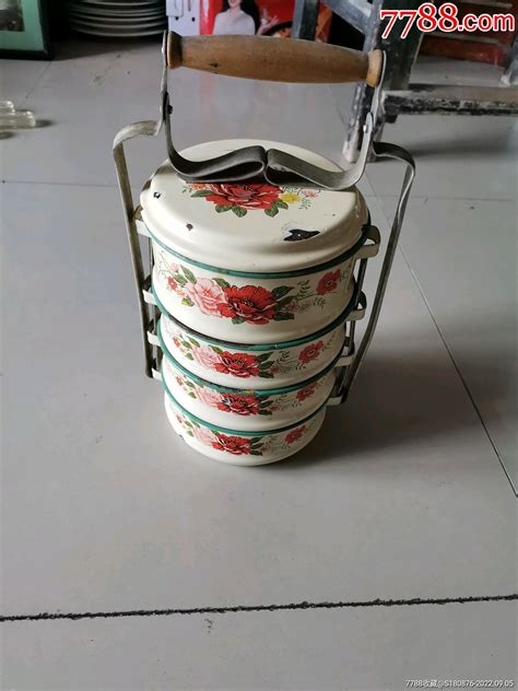七八十年代四层搪瓷饭盒其他搪瓷制品凤坤古玩【7788收藏收藏热线】