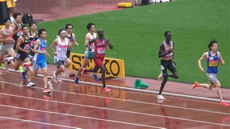 大会新 決勝 GP男子1500m 織田記念陸上2024 YouTube