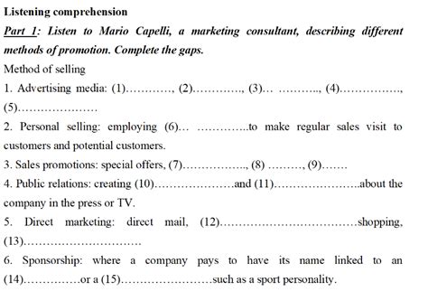 Listening Comprehension Part 1 Listen To StudyX
