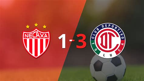 Toluca Fc Goleó A Necaxa En Su Casa Por 3 A 1 Infobae