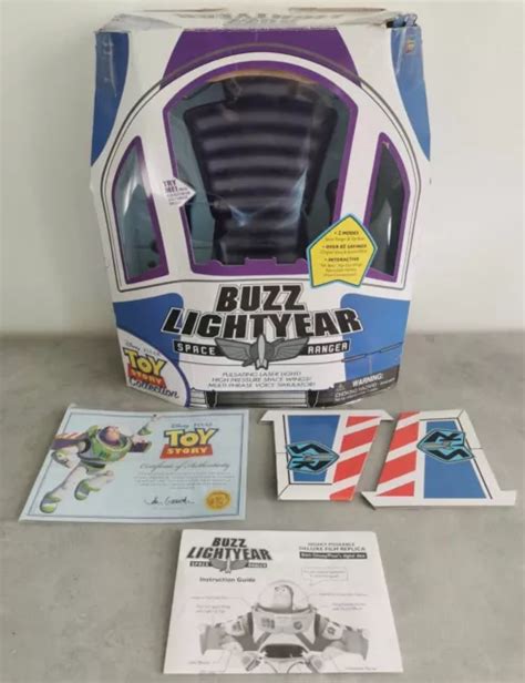 Disney Toy Story Buzz Lightyear Signature Collection White Logo Box No