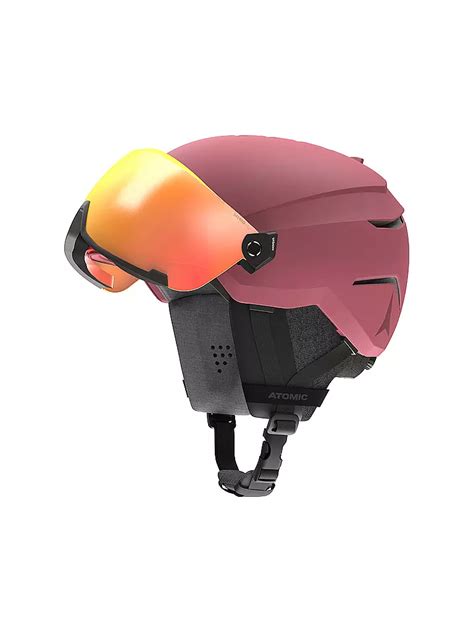 ATOMIC Skihelm Savor Visor Stereo Braun