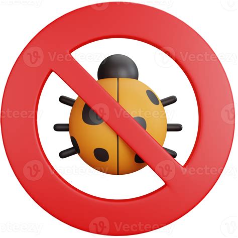 3d Rendering Computer Bugs Are Prohibited Isolated 18249897 Png