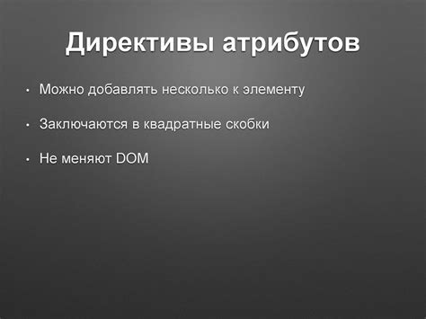 Директивы в Angular презентация онлайн