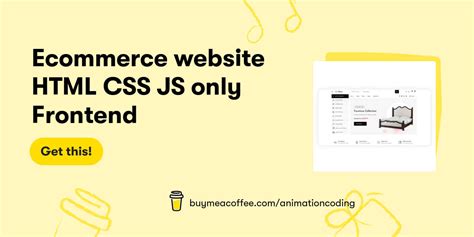Ecommerce Website Html Css Js Only Frontend Buymeacoffee