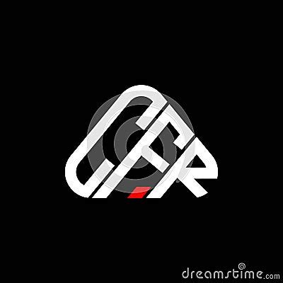 CFR Letter Logo Creative Design With Vector Graphic CFR Simple And Modern Logo In Round