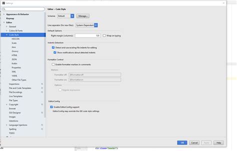 Settings How Do I Import A New Code Style Scheme To Intellij Idea For