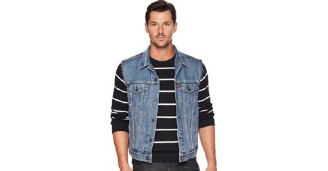 Levis Levisr Mens Trucker Vest Wzap Mens Vest In Blue For Men Lyst