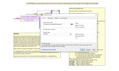 refprop labview integration · issue 97 · usnistgov refprop wrappers