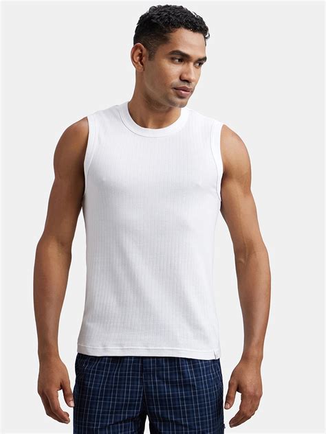 Buy Jockey Combed Cotton Rib Round Neck Muscle Vest 9930 Tshirts For