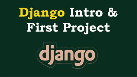 Django Introduction Creating First Project Codeloop