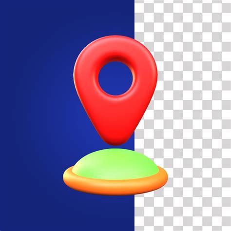 Premium Psd 3d Pin Map Icon